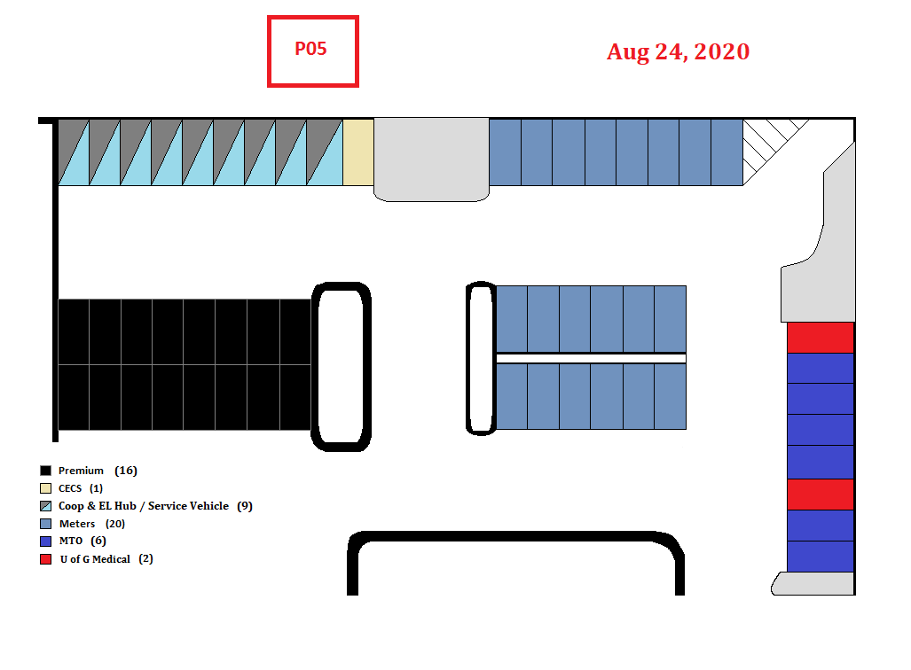 P5 Map | Campus Parking Services